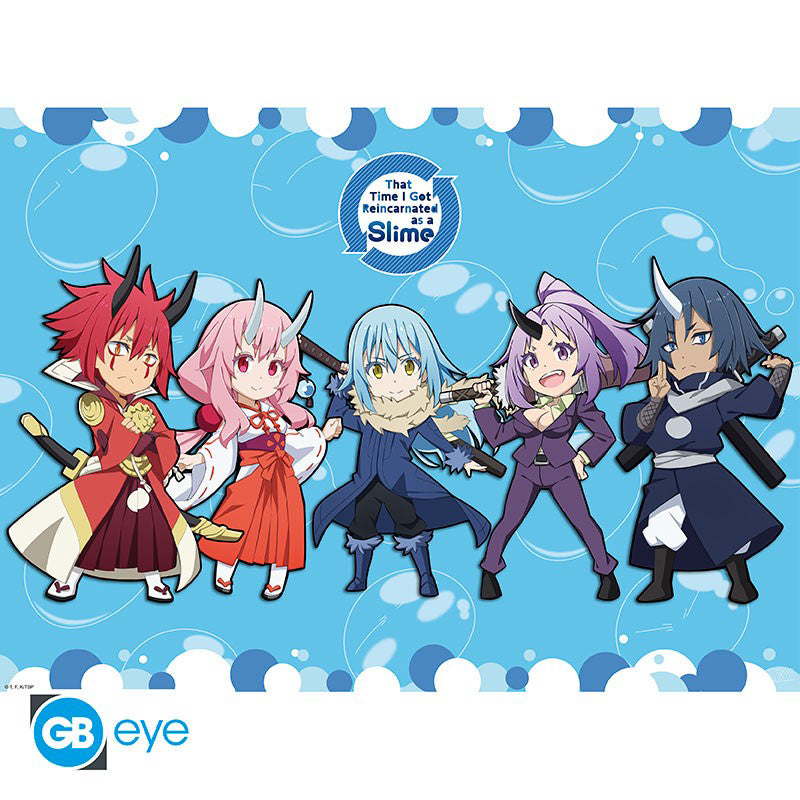 THAT TIME I GOT REINCARNATED AS A SLIME Chibi Party Poster, 52 x 38 cm ...